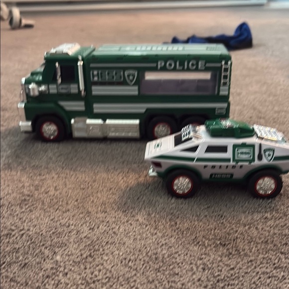 Hess | Toys | Green And White Police Vehicle Toy Set | Poshmark